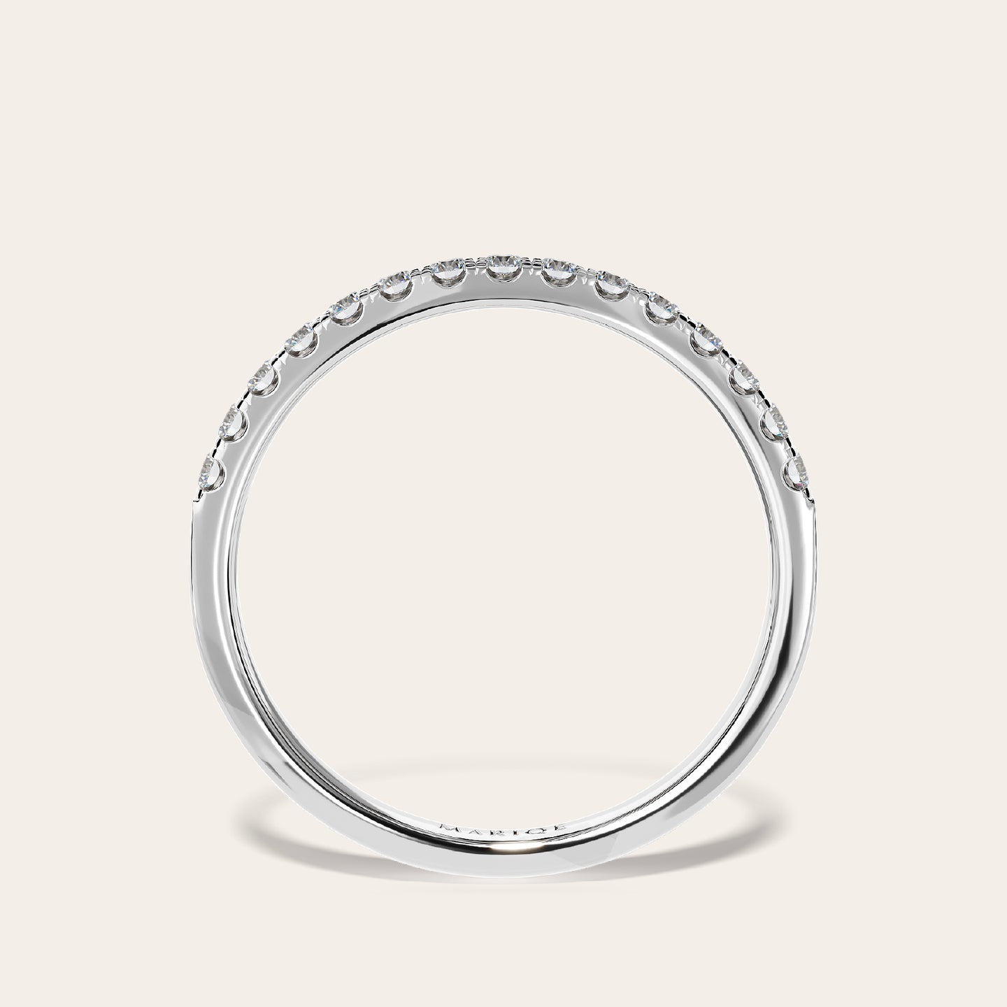 Eternità Half Band Ring – Mariqe